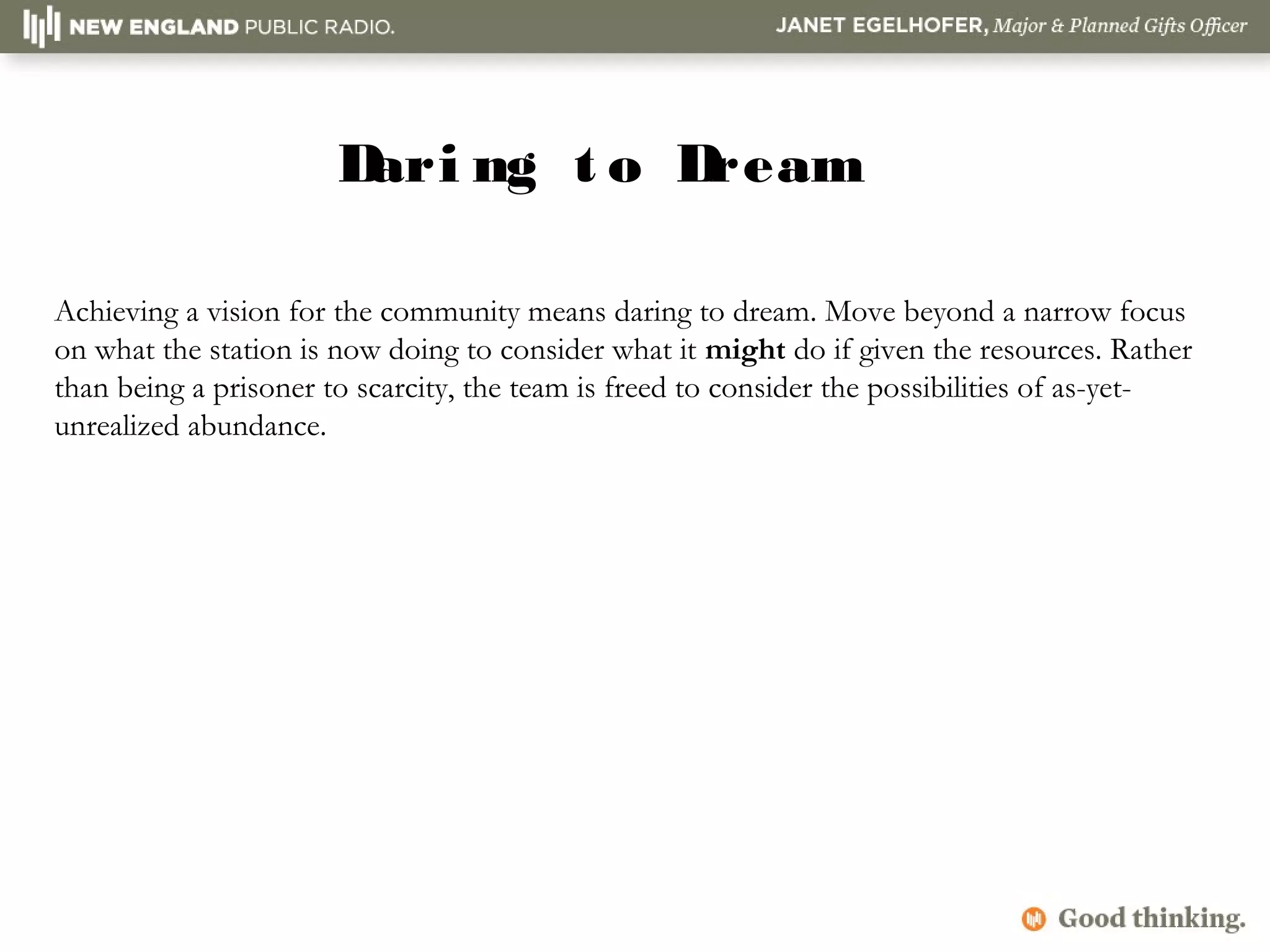 NEPR Annual Board Meeting: Janet Egelhofer and Cathy Ives | PPT