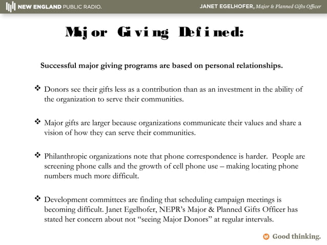 NEPR Annual Board Meeting: Janet Egelhofer and Cathy Ives | PPT