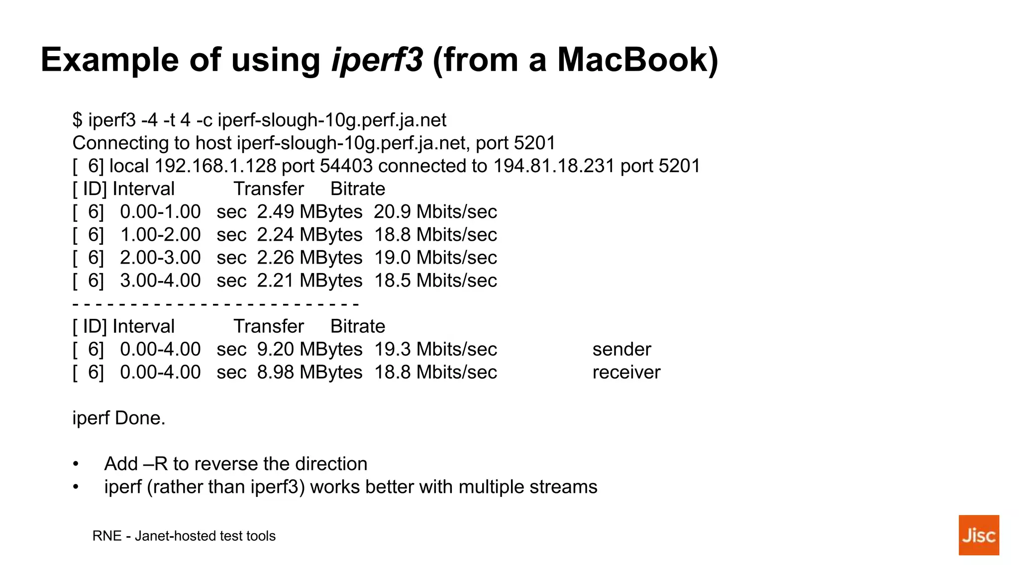 Janet-hosted test tools | PPTX