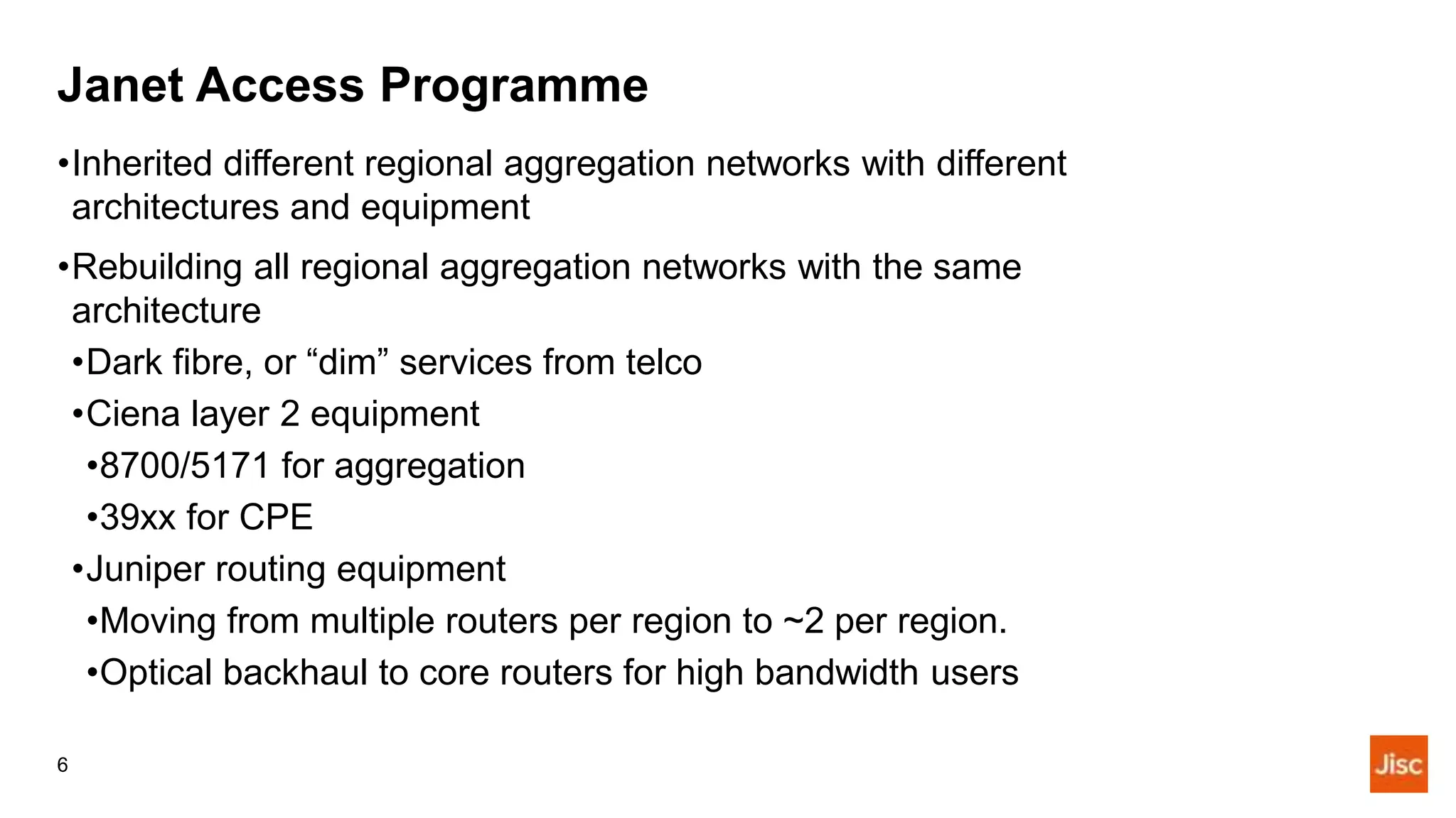 Janet Network update | PPT