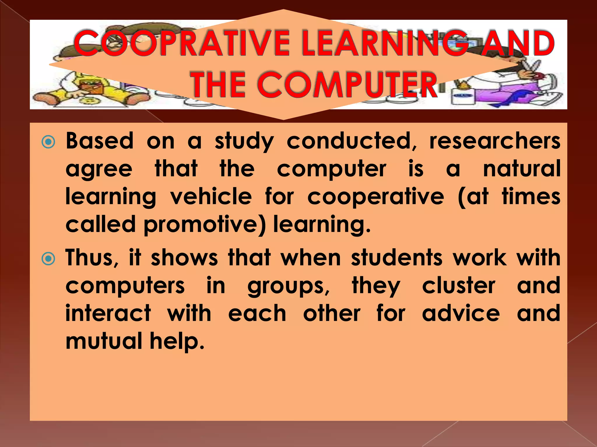 Cooperative Learning with the Computer | PPTX