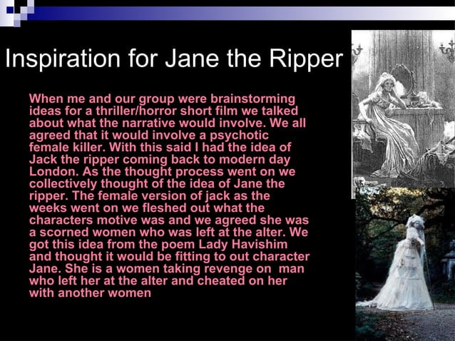 Jane the ripper | PPT
