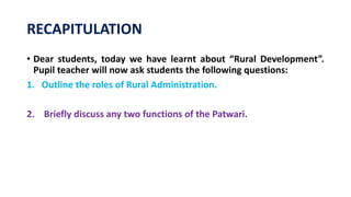 RURAL ADMINISTRATION | PPTX