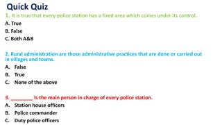 RURAL ADMINISTRATION | PPTX
