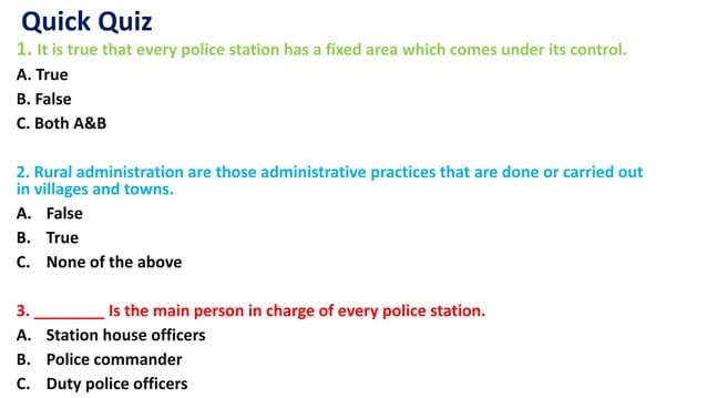 RURAL ADMINISTRATION | PPTX | Land and Farms | Real Estate