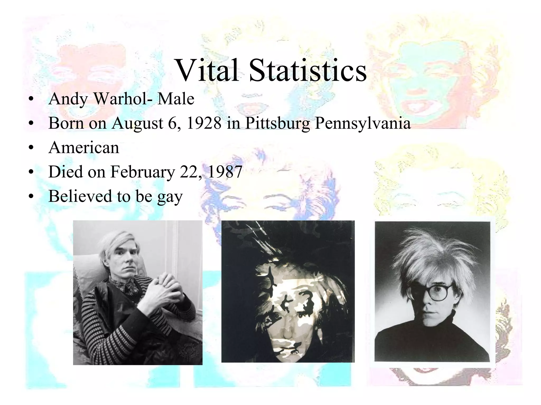 Jane tierney andy warhol artist project2 | PPT | Modern Art | Fine Art