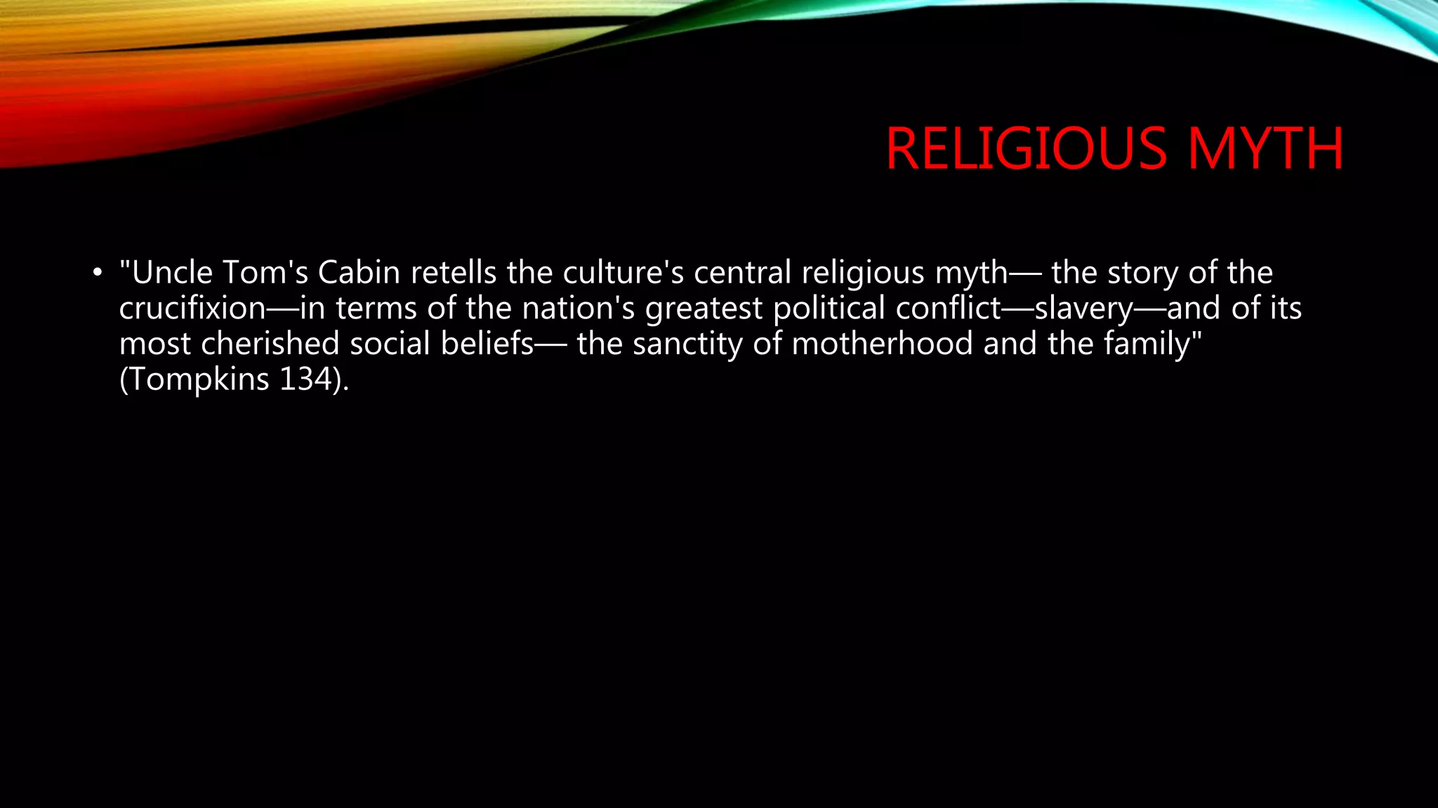 Jane Tompkins - Sentimental power | PPTX