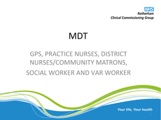 Rotherham Social Prescribing presentation | PPT