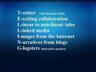Storytelling in the Digital Era | PPT