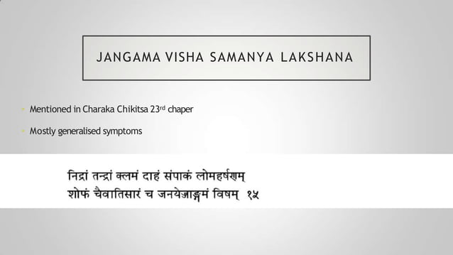 JANGAMA VISHA .pptx- | PPTX | Hinduism | Religion & Spirituality