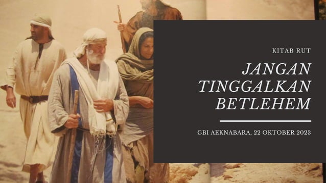 Khotbah Kitab Rut | PPTX