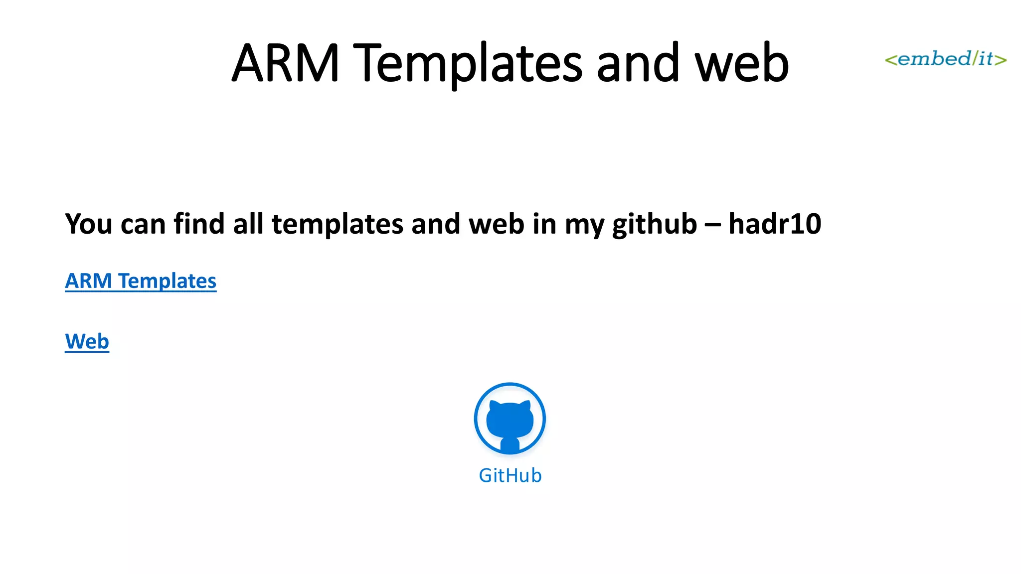 Azure ARM Template | PDF