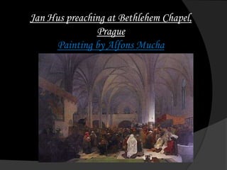 Master Jan Hus Preaching At The Bethlehem Chapel