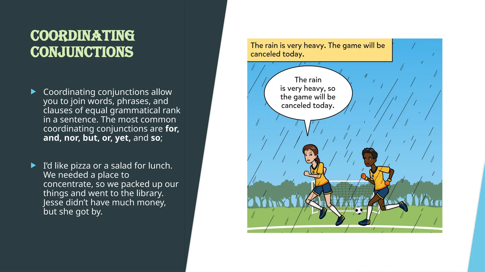 Forming Conjunctions for Kids/ English learners | PPTX