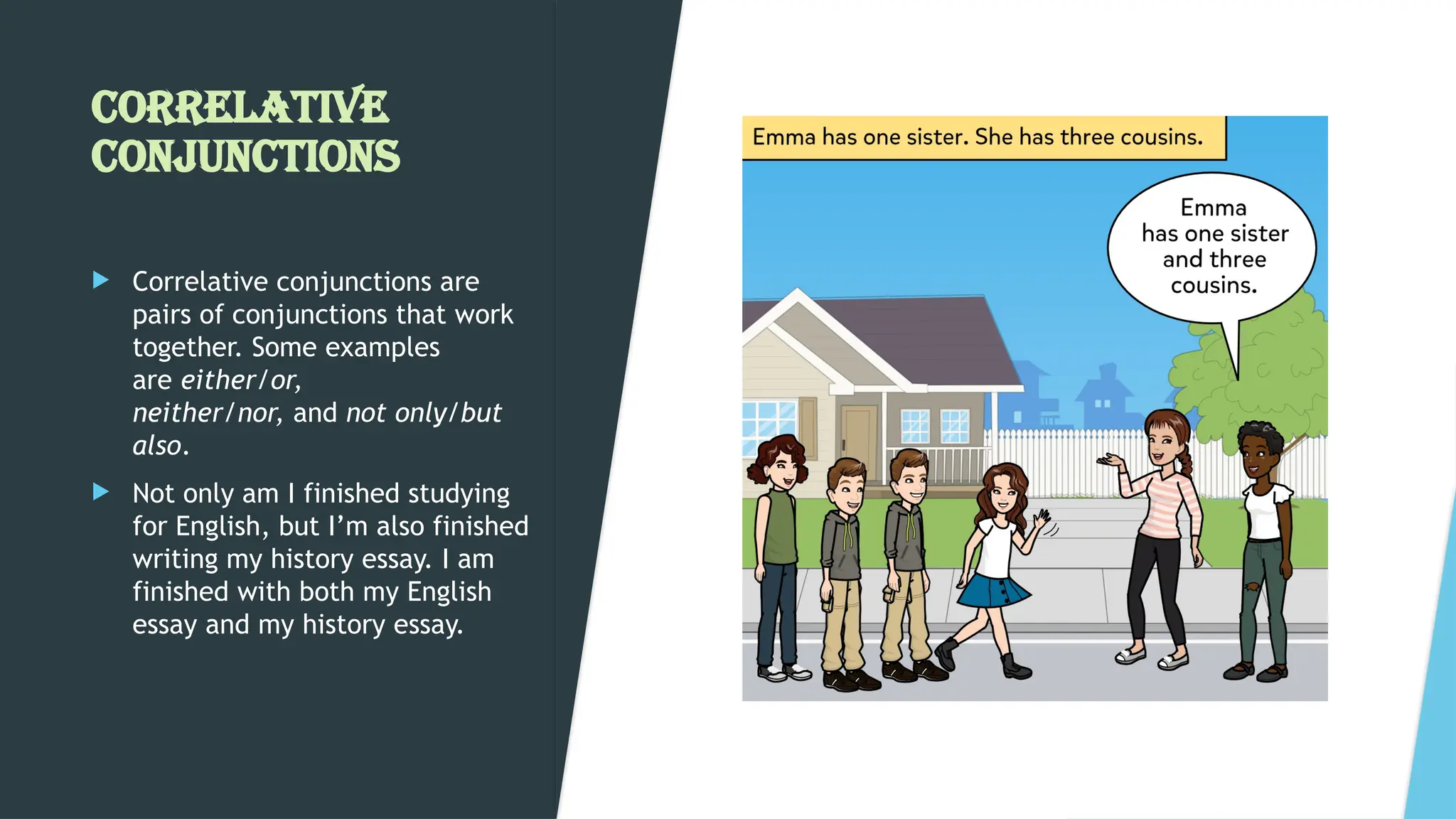 Forming Conjunctions for Kids/ English learners | PPTX