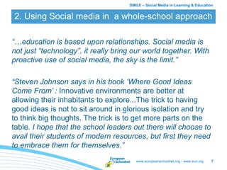 M&L 2012 - Smile – social media in learning & education - by Janice Richardson | PPT | Social ...