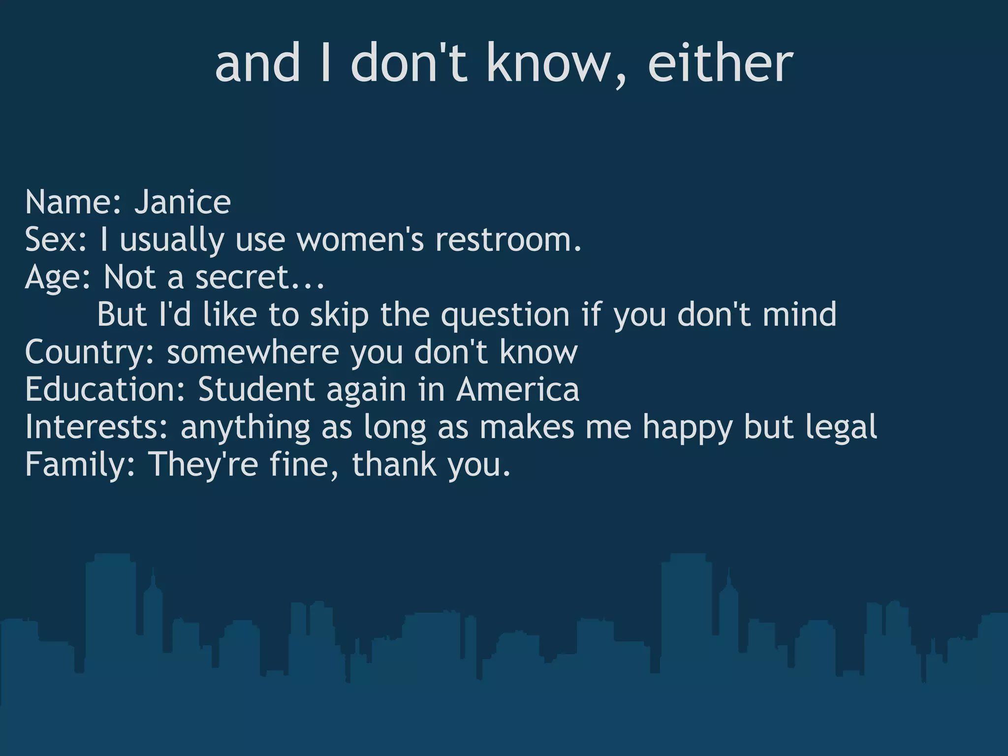 Janice Story | PPT