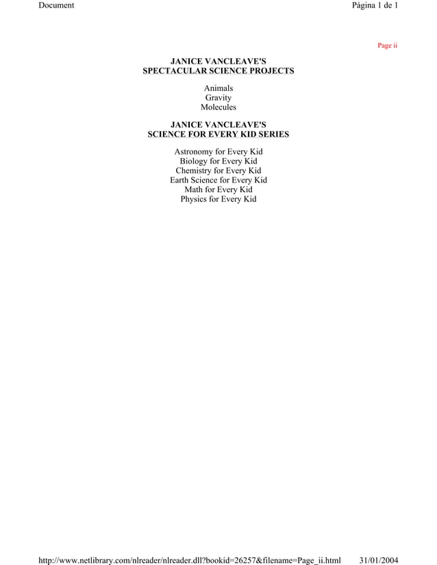 Janice van cleave janice vancleave's molecules- spectacular science ...