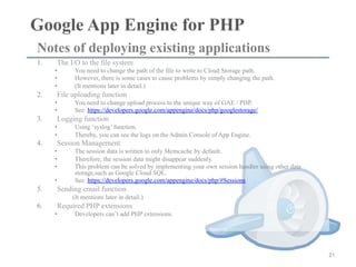 appengine ja night #25 Google App Engine for PHP (English) | PPT