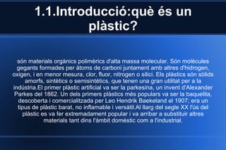 els materials plastics | ODP