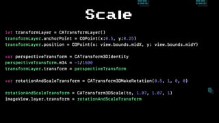 CATransform3D: You don't need to know them | PDF