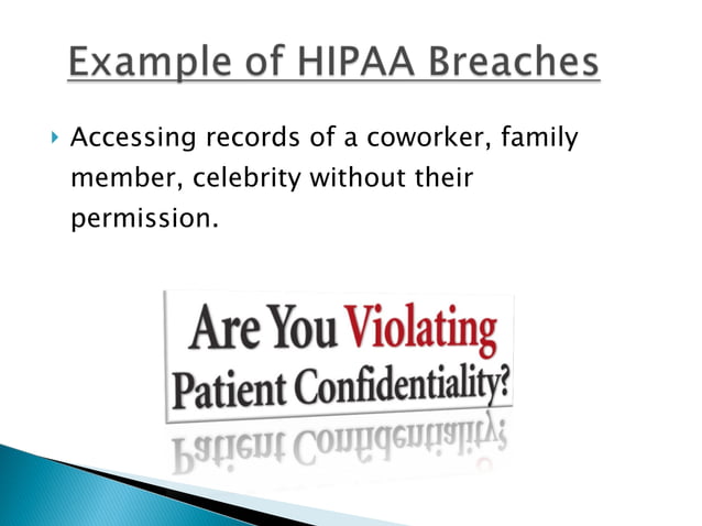 hipaa privacy and confidentiality | PPT