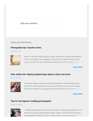 Post-processing tips and tricks for the newbie photographer | PDF