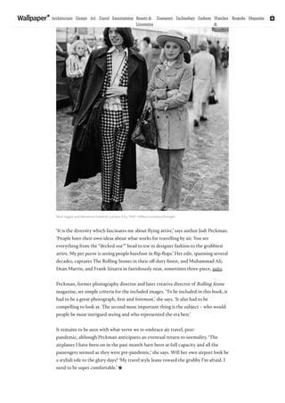 Photography book captures the glamorous dress code of bygone air travel ...