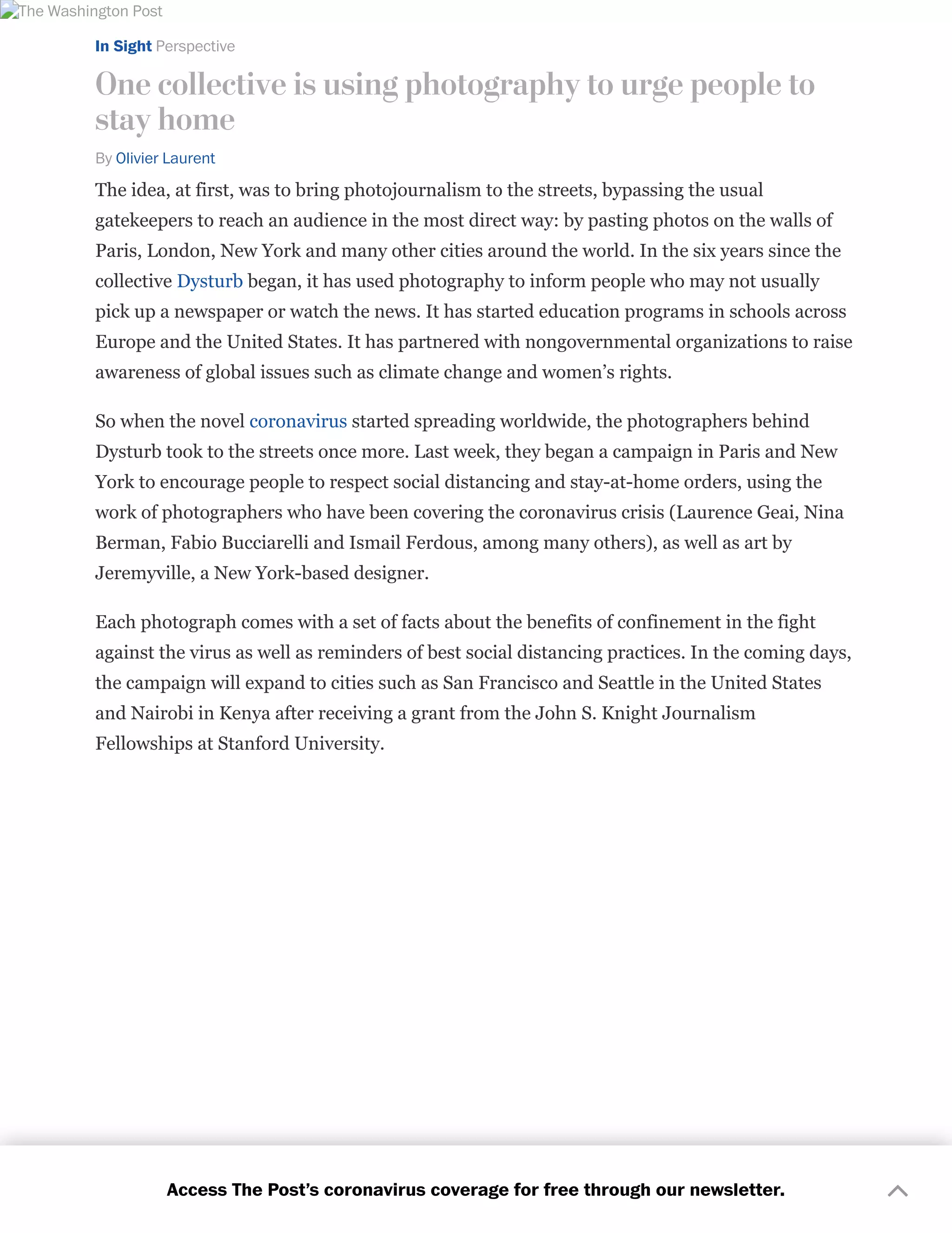 One collective is using photography to urge people to stay home | PDF