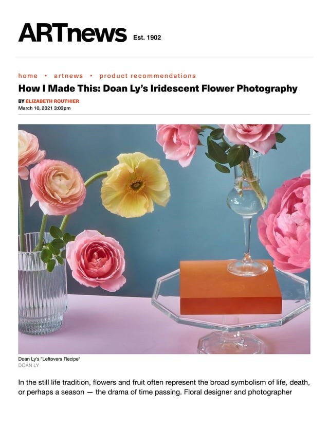 How I Made This: Doan Ly’s Iridescent Flower Photography | PDF
