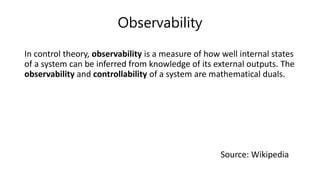 Principles of System Observability | PPT