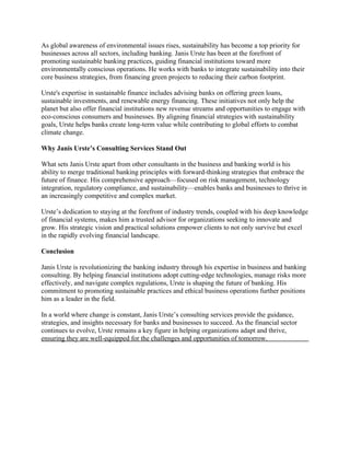 Janis Urste Revolutionizing Banking through Expert Business Consulting.docx