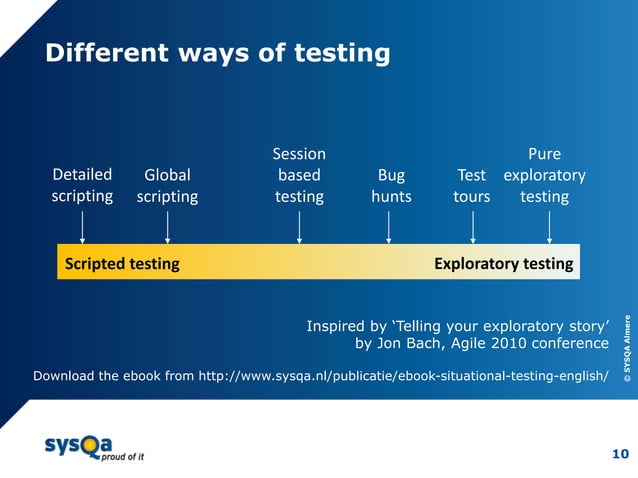 Improve your flexibility by mastering different ways of testing | PPT