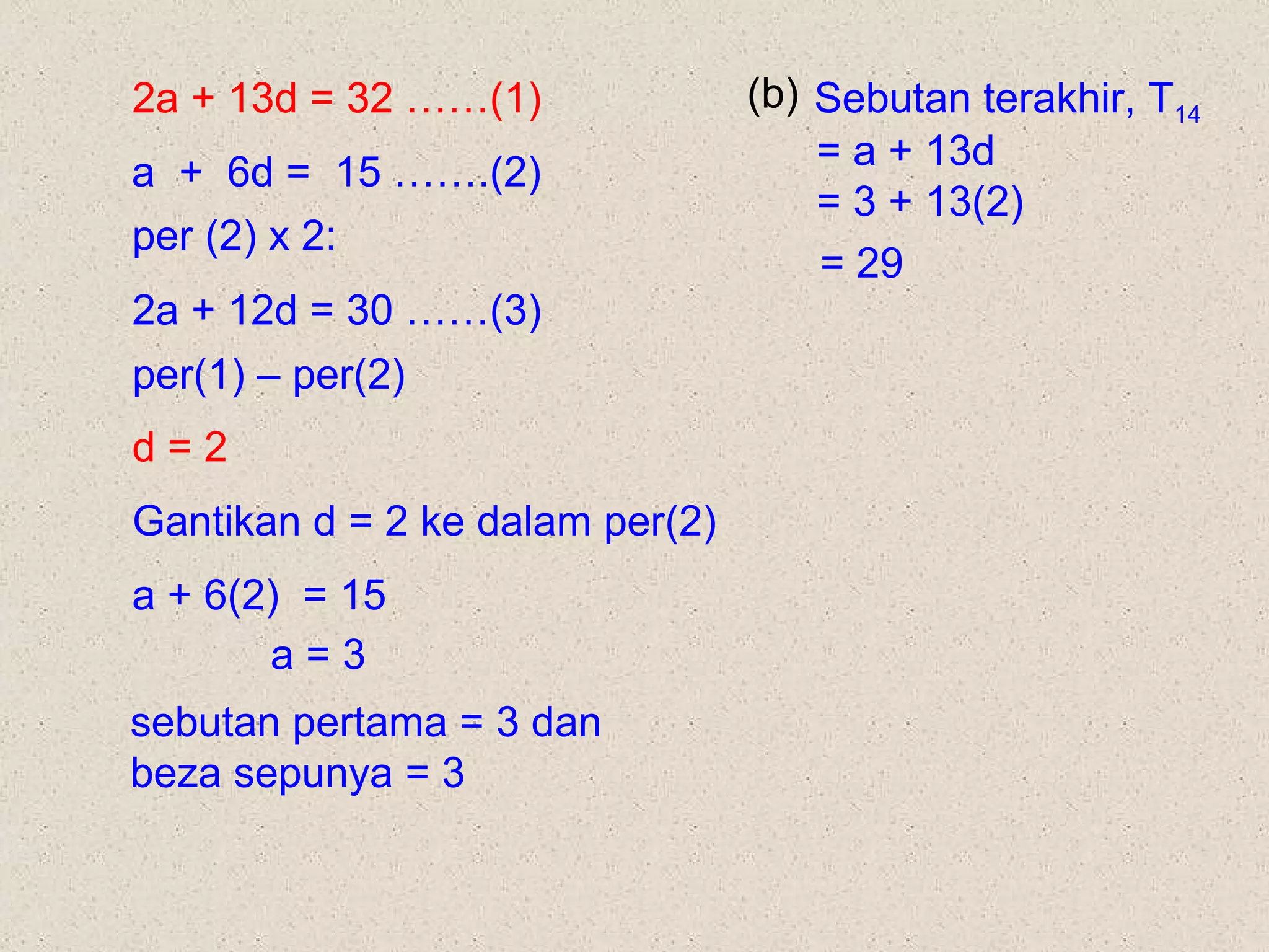 Janjang aritmetik | PPT