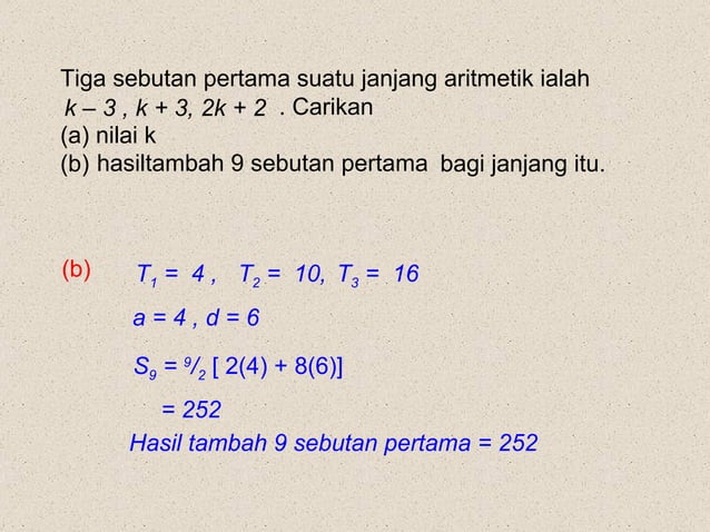 Janjang aritmetik | PPT
