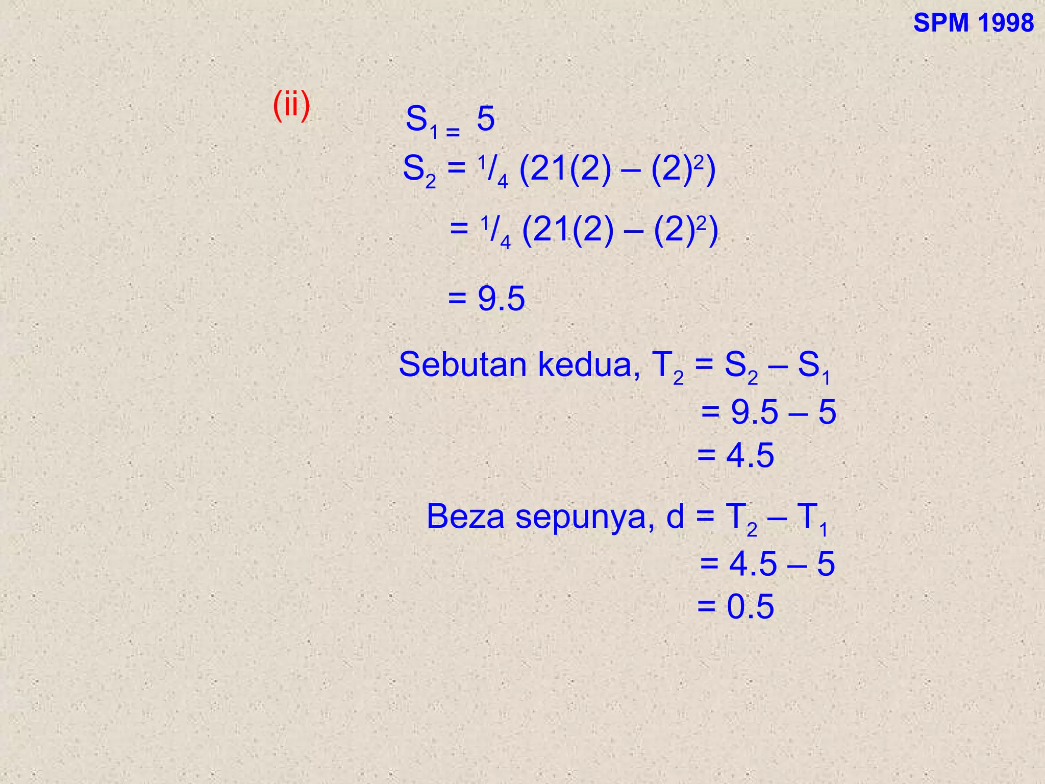 Janjang aritmetik | PPT