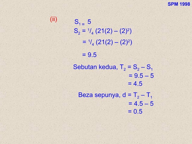 Janjang aritmetik | PPT