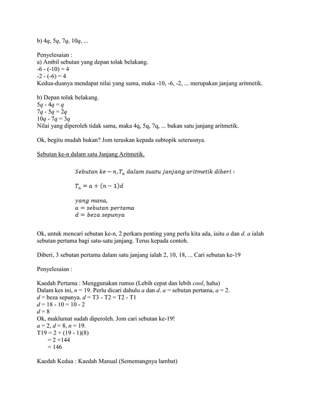 Janjang atau dikenali sebagai progressions | DOCX