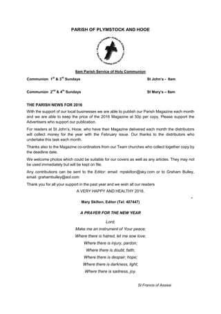 Parish News | PDF