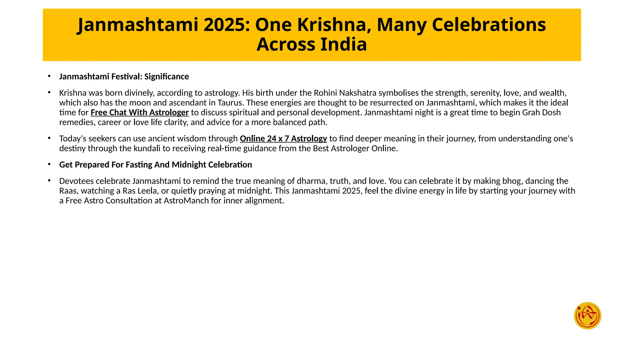 Janmashtami 2025 One Krishna, Many Celebrations Across India.pptx