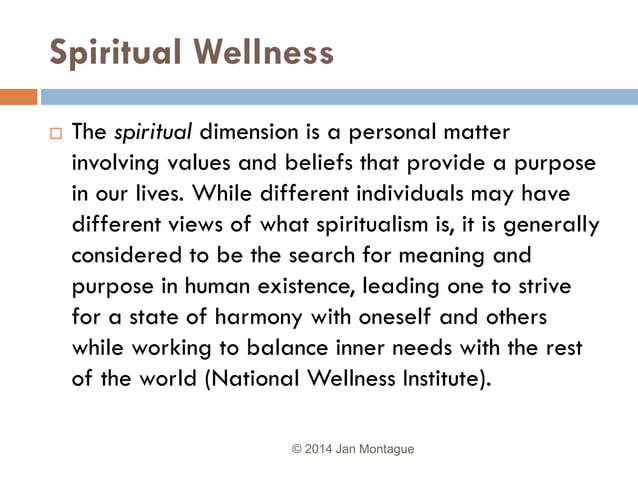 Jan Montague - Lets make whole person wellness happen! | PDF