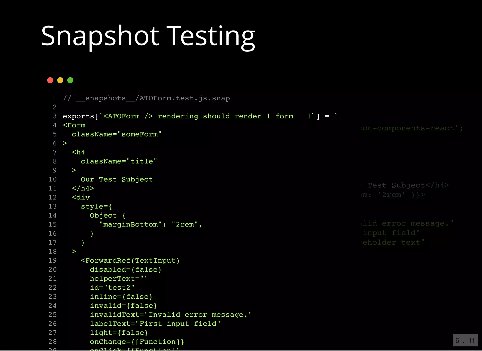 Crushing React bugs with Jest and Enzyme | PDF
