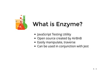 Crushing React bugs with Jest and Enzyme | PDF