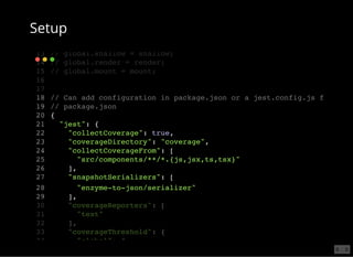 Crushing React bugs with Jest and Enzyme | PDF