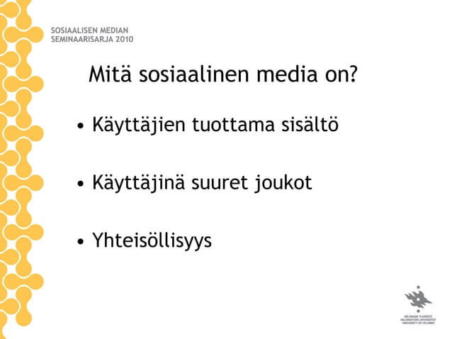 Janne Matikainen - Sosiaalinen? Media? | PDF