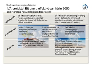 Ett energieffektivt samhälle 2050 | PPTX | Power and Energy Industry ...