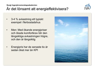 Ett energieffektivt samhälle 2050 | PPTX | Power and Energy Industry | Industries