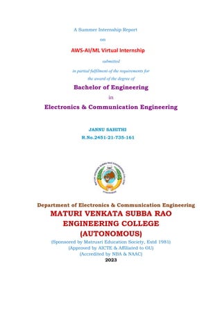 JannuSahithi_internship Report.docx