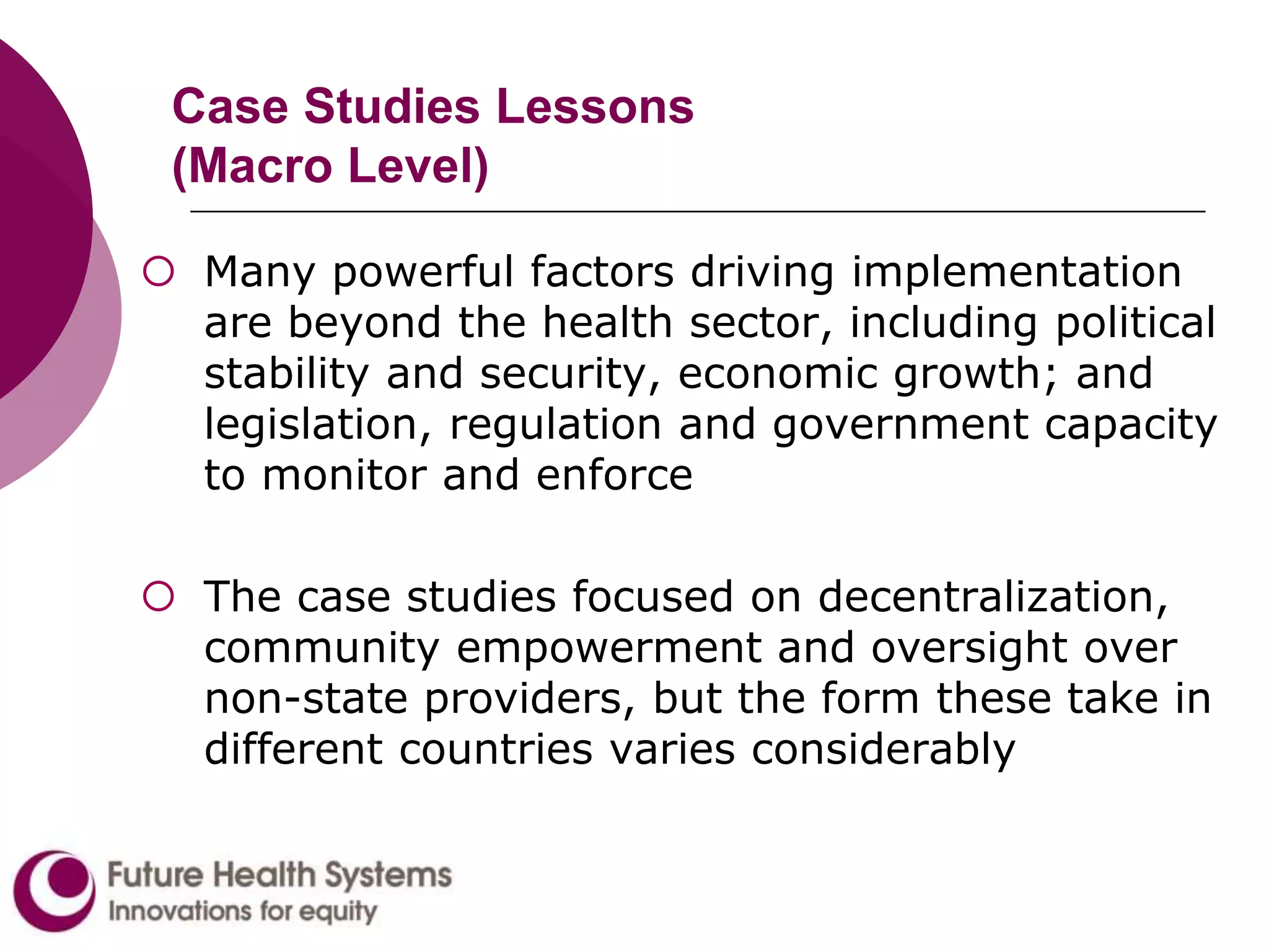 Lessons Learned from Case Studies on Effective Service Delivery | PPTX ...