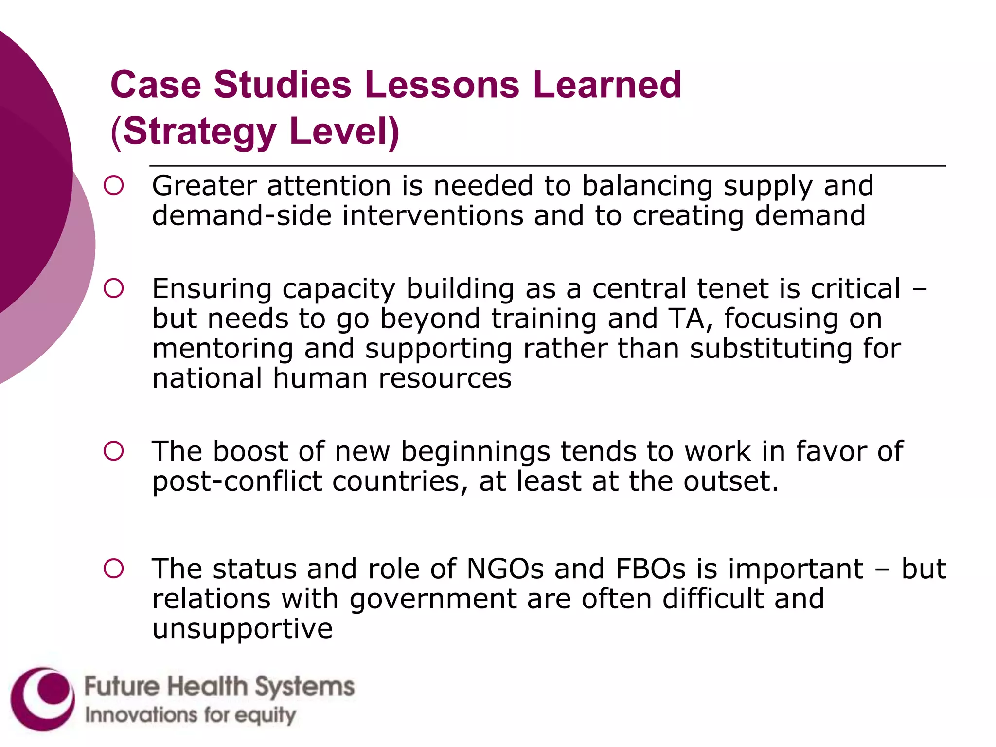 Lessons Learned from Case Studies on Effective Service Delivery | PPTX ...